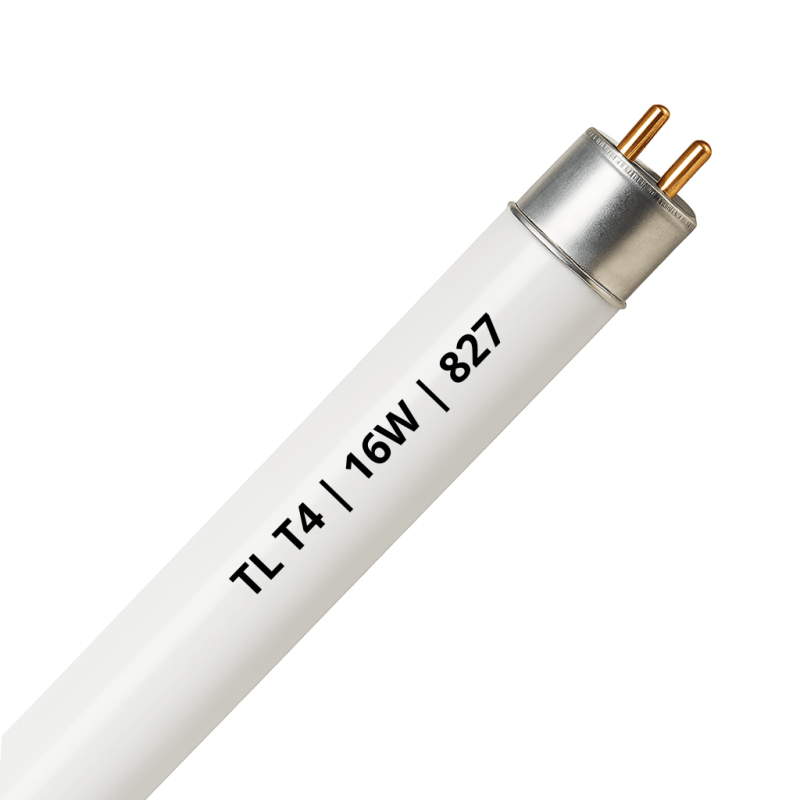 Tube fluorescent T4 | 16W | G5 | 827 Blanc chaud extra | 48cm