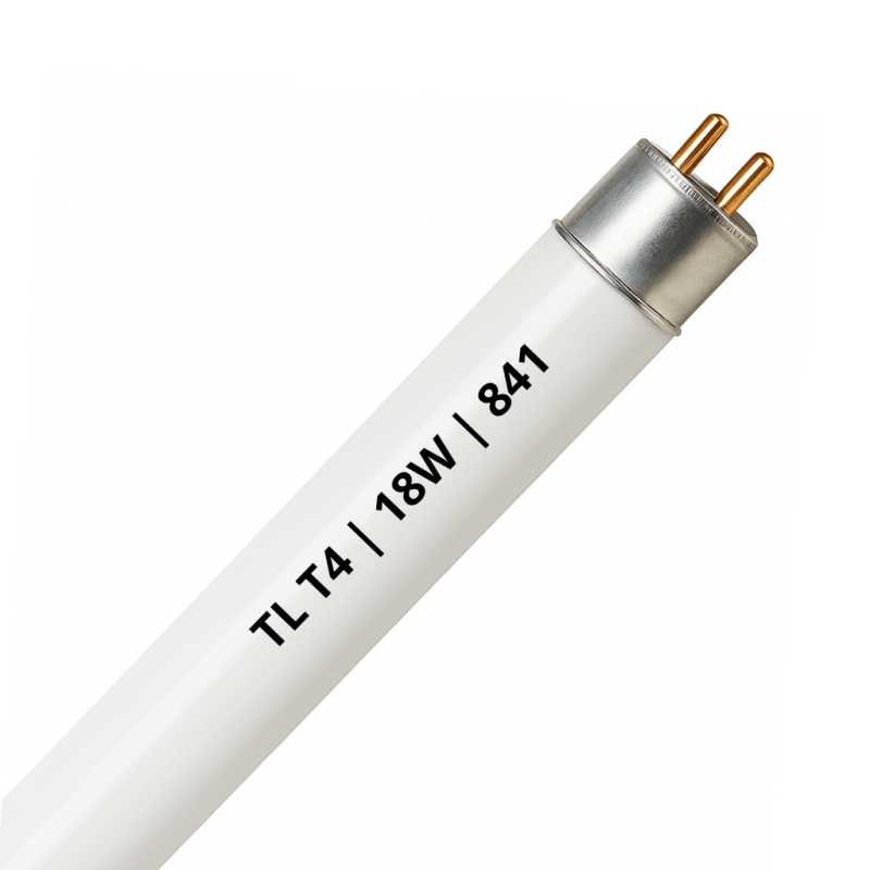 Tube fluorescent T4 | 18W | G5 | 841 Blanc froid | 48cm